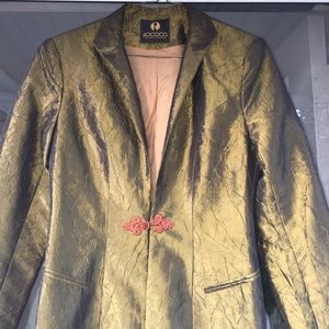 Jackets & Coats | Rococo 18th Century Green Sheen Duster Jacket | Poshmark